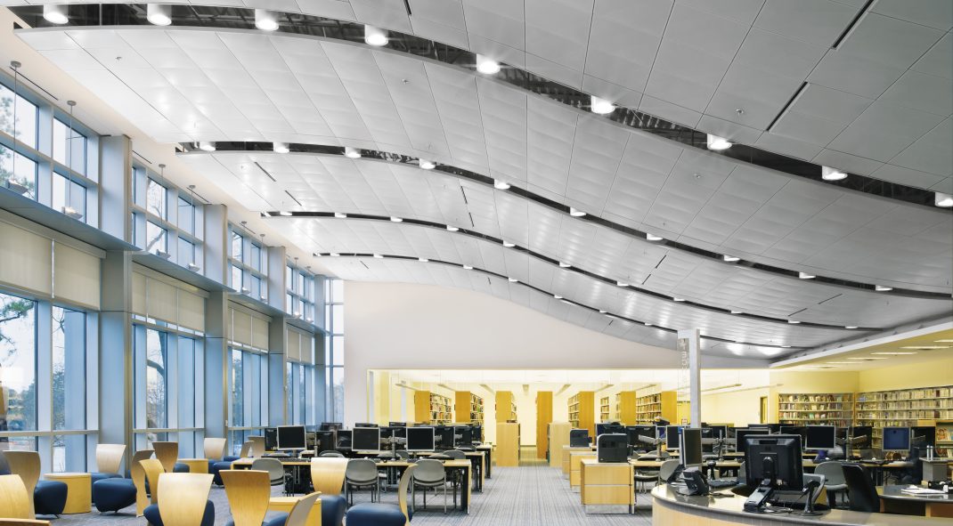 Sloped, Faceted, Staggered & Layered Installations | Armstrong Ceiling ...