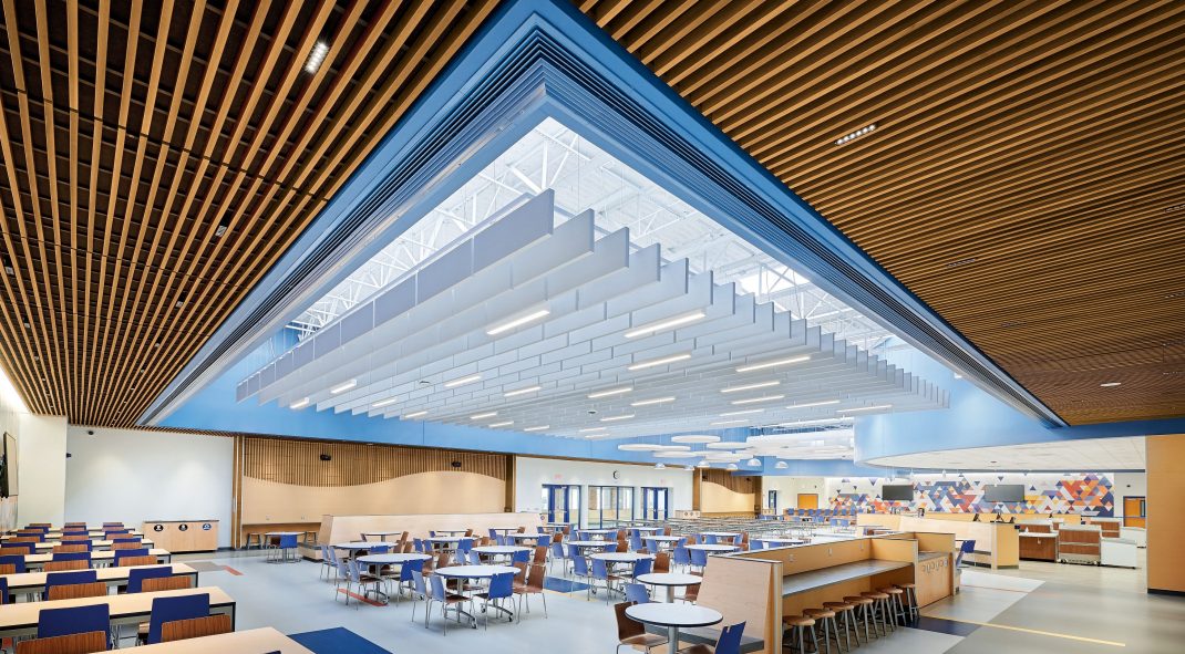 Saratoga Springs High School | Cafeteria Design | Armstrong Ceiling ...