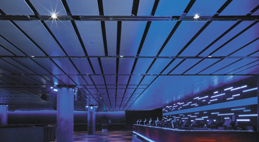 Club Nokia at LA LIVE! | Metal Wall & Ceiling Panels | Armstrong ...