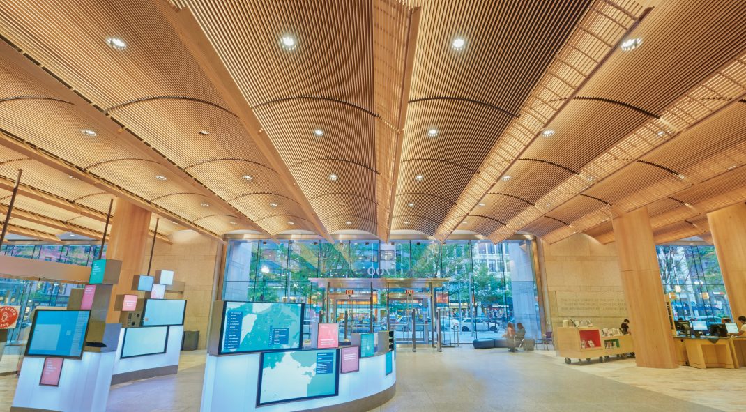 Boston Public Library | Wood Ceiling Panels | Armstrong Ceiling ...