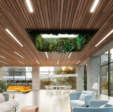 WOODWORKS Linear Veneered Closed | Armstrong Ceiling Solutions – Commercial