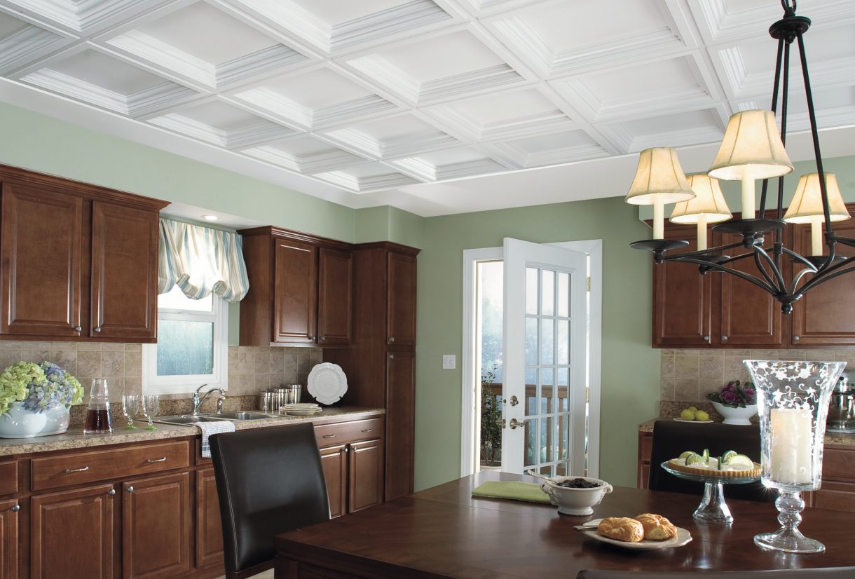 Coffered Suspended Ceiling Tiles | Shelly Lighting